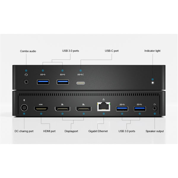 Dell D6000 Usb C Triple Docking Station Up To Three 4k Displays Via U Chigwell Satellite